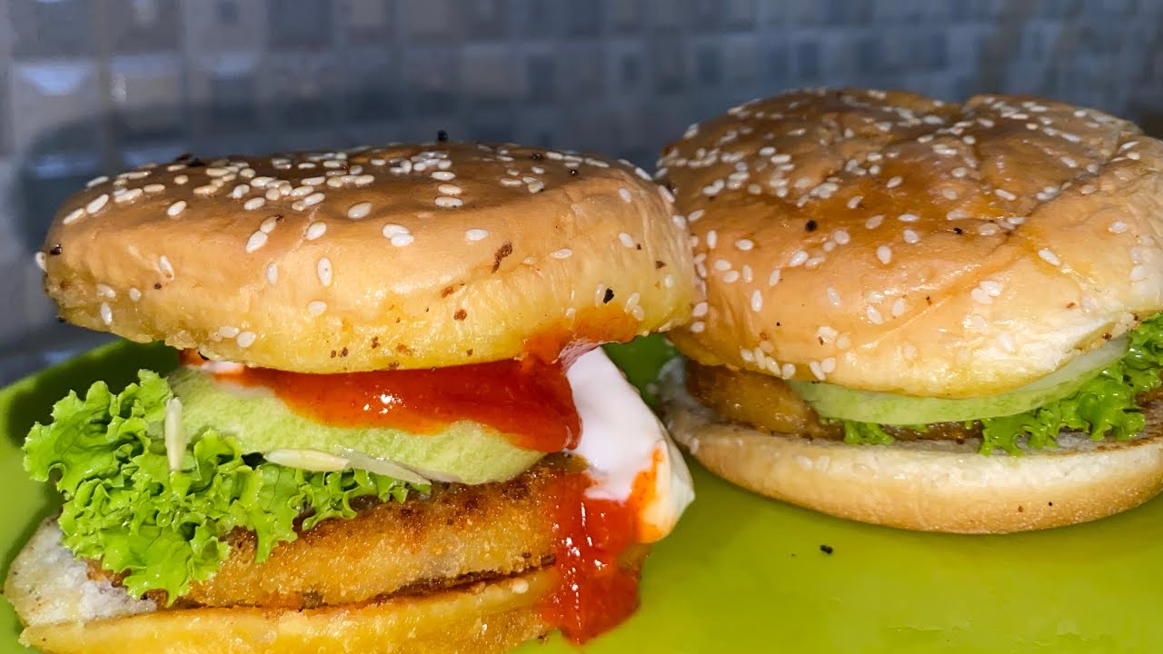 Resep praktis burger rumahan - YouTube