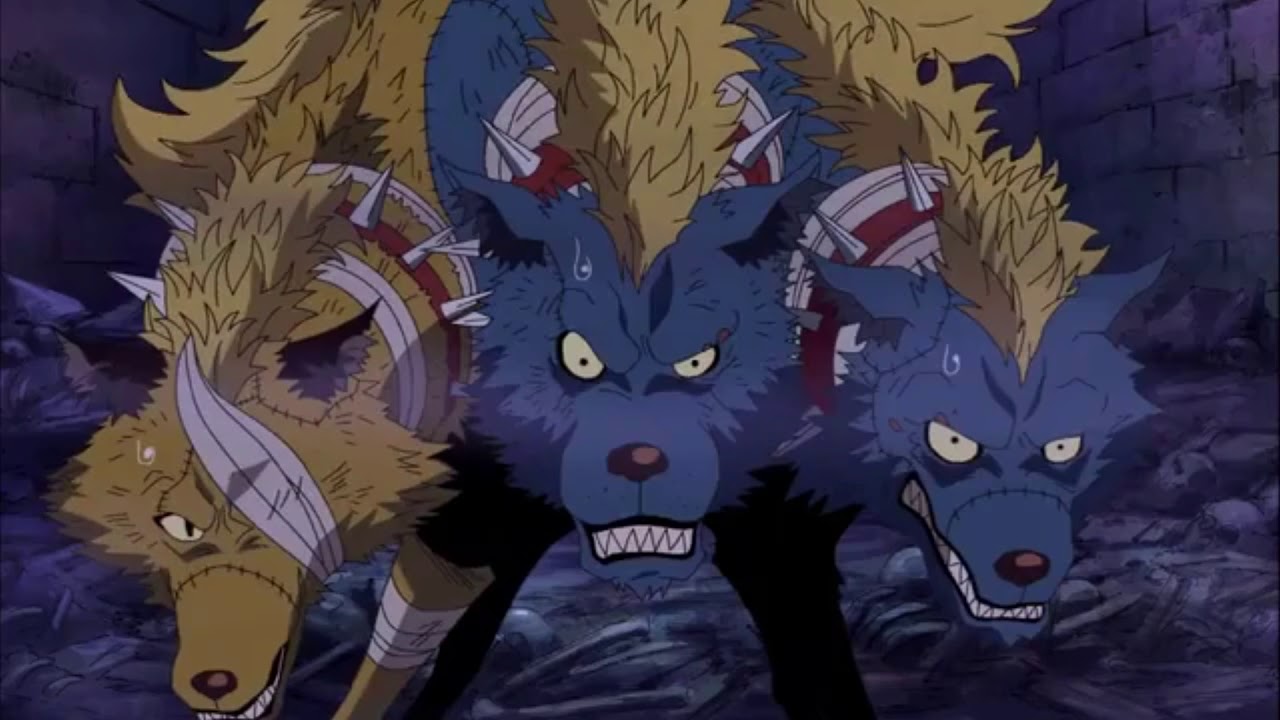 luffy pets cerberus 341 episode - YouTube