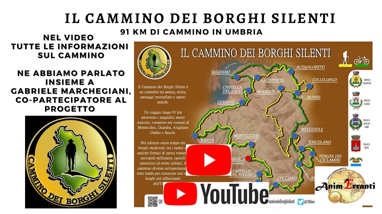 Il Cammino Dei Borghi Silenti Serie Sui Cammini Ditalia Youtube