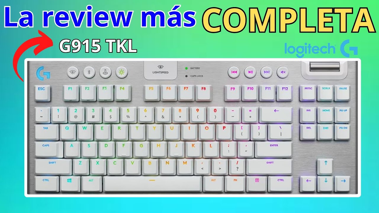 ¿Este es el MEJOR teclado INALÁMBRICO del mercado? 2024 | Logitech G915 ...