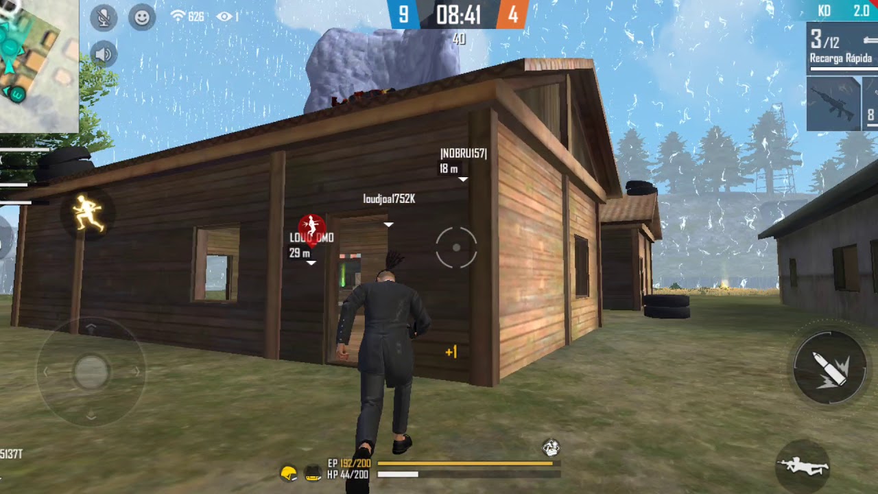 Jogando free fire - YouTube