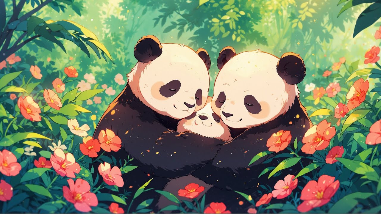 Cozy ambiance with Panda Family🐼 - YouTube