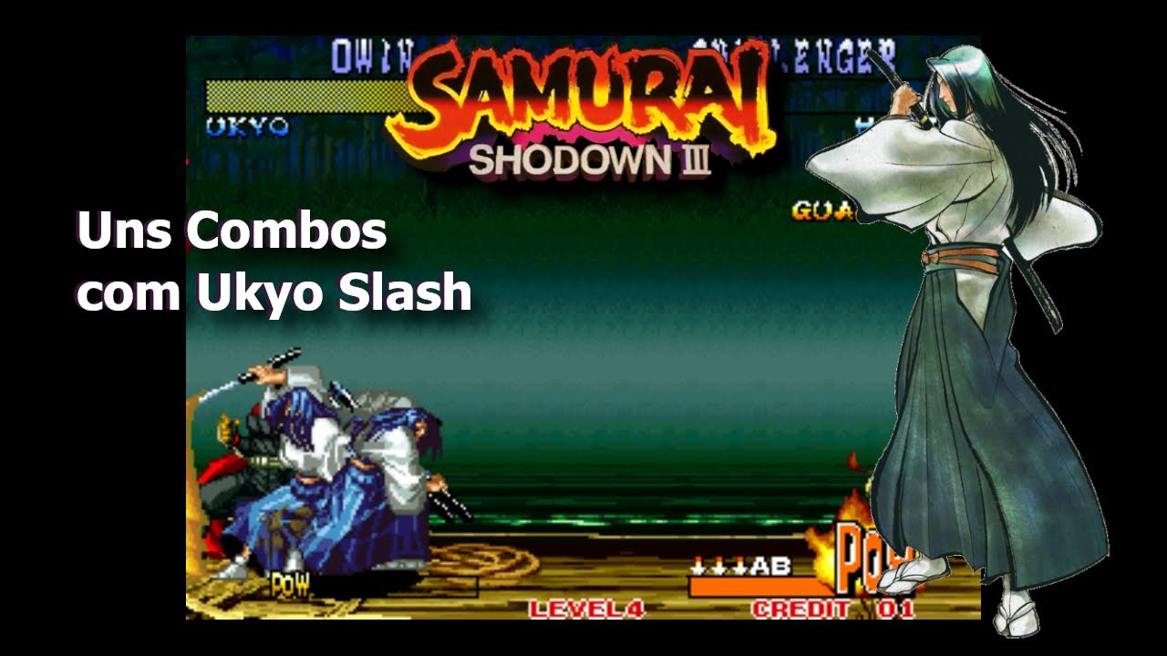 Samurai Shodown III: Dois Combos de Ukyo Slash - YouTube