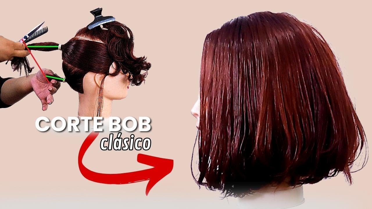 🔴 CORTE BOB estilo CLÁSICO *TÉCNICA PONYTAIL* - YouTube