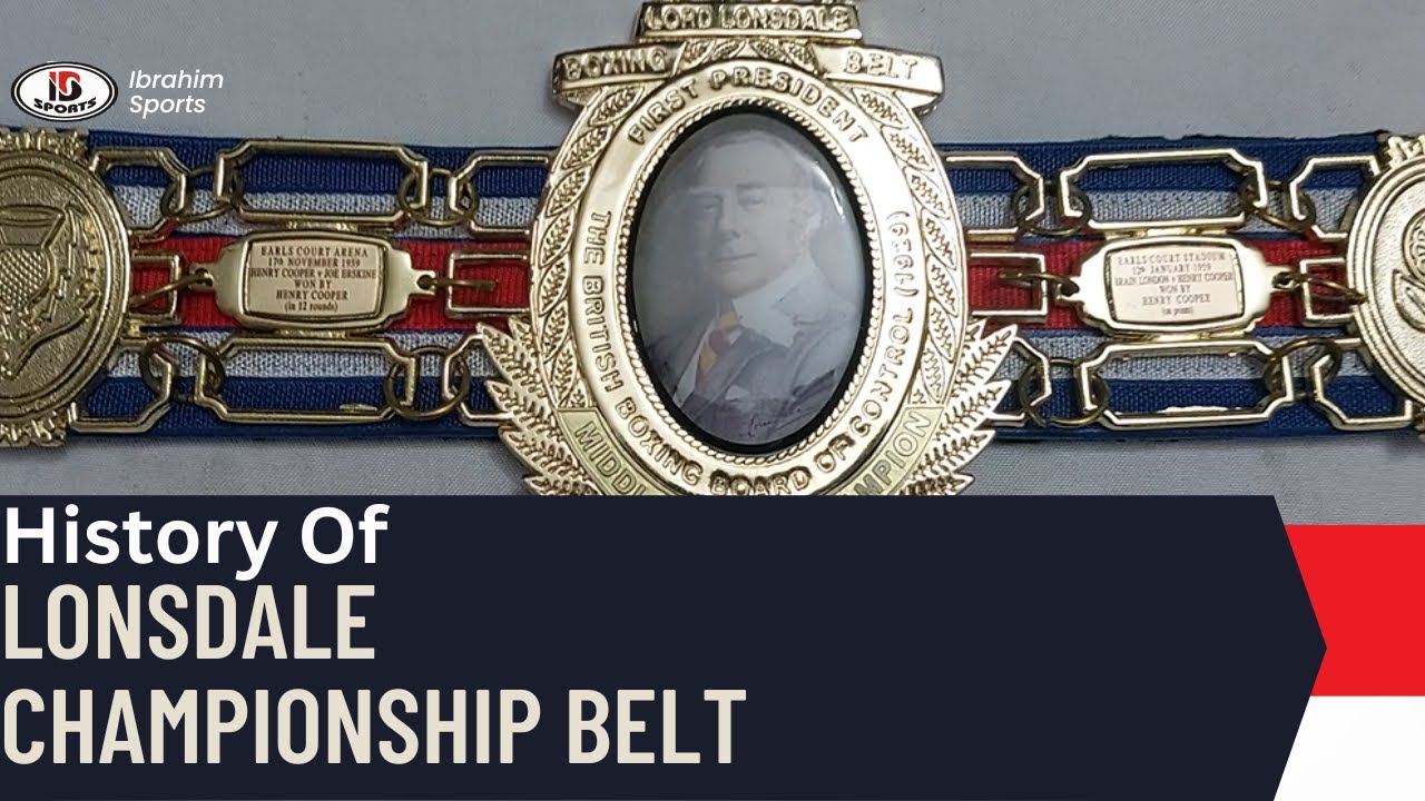 Lonsdale Championship Belt Ibrahim Sports home for the championship ...