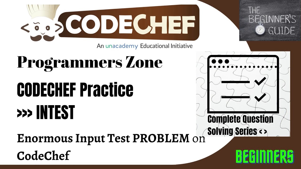 Enormous Input Test (INTEST) | CodeChef Practice(Beginner) | CodeChef ...