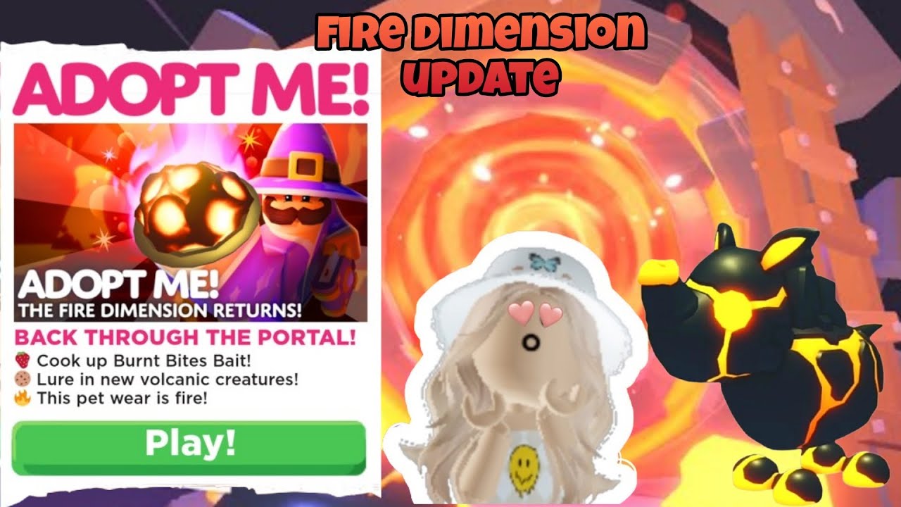 Fire dimension update in Adopt Me!!! - YouTube