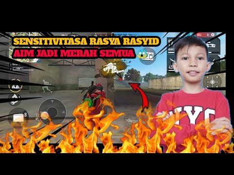 SENSITIVITAS RASYA RASYID AIM JADI MERAH SEMUA 😱 - YouTube