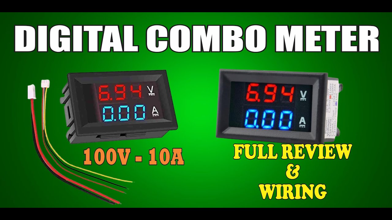 DIGITAL COMBO METER | DIGITAL VOLT METER | #electronic # ...
