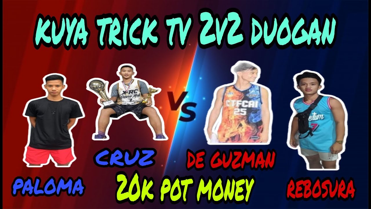 Paloma/Cruz vs De Guzman/Rebosura 20k Pot Money(2v2 Duogan#21) - YouTube