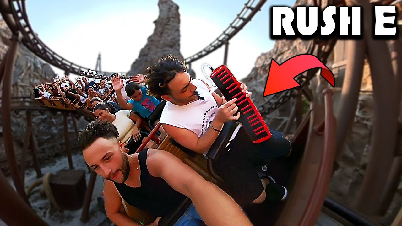 RUSH E on the ROLLER COASTER - YouTube