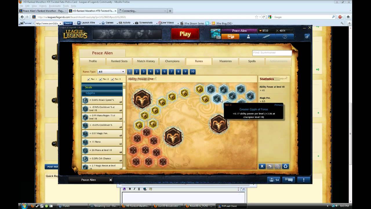 Twisted Fate Runes/Masteries - YouTube