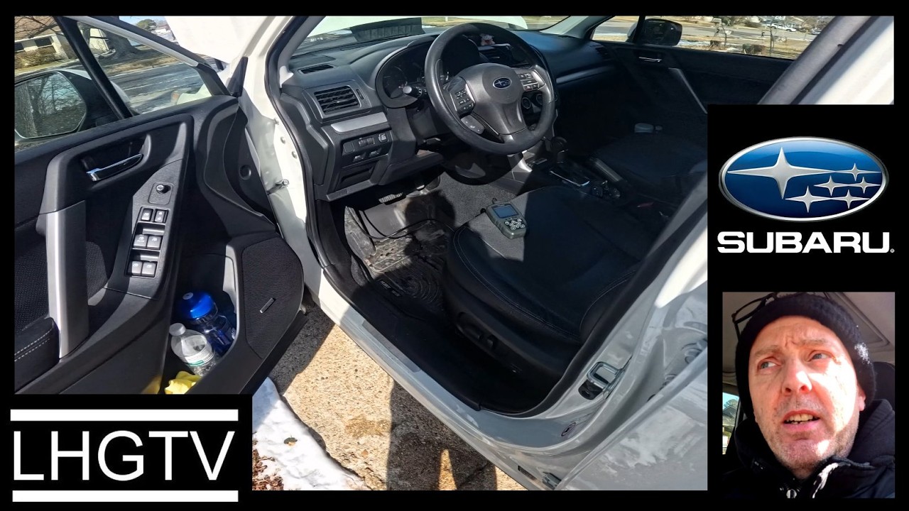 LHGTV // 2015 SUBARU FORESTER // COLD WEATHER CHECK ENGINE LIGHT ...