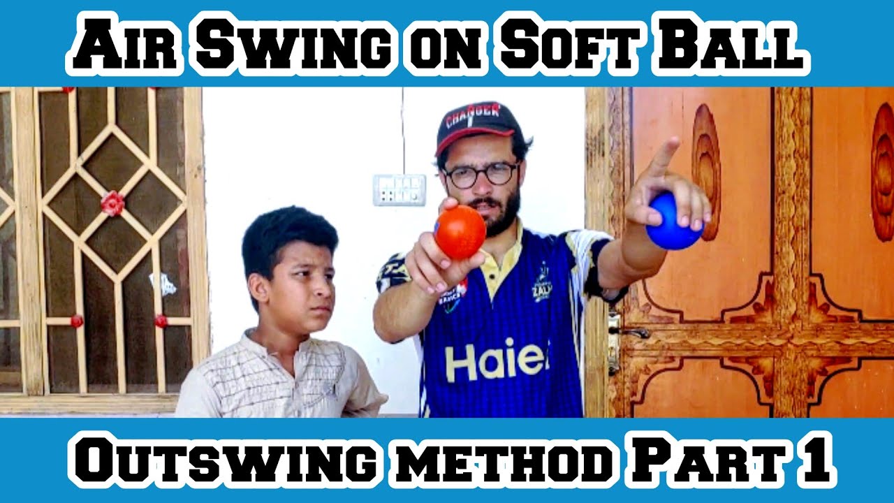 Air swing on soft ball | air outswing method #changer #bowlingtips ...