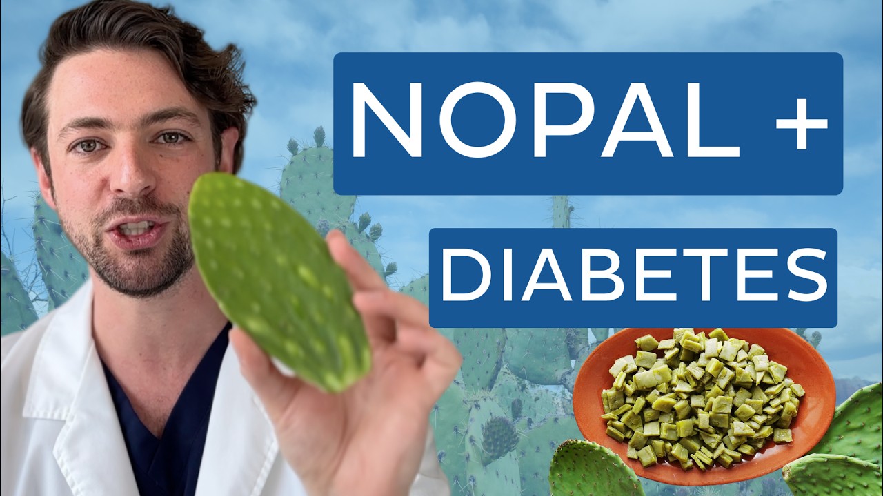 NOPAL y DIABETES 🌵 ¿De verdad BAJA la Glucosa? - YouTube