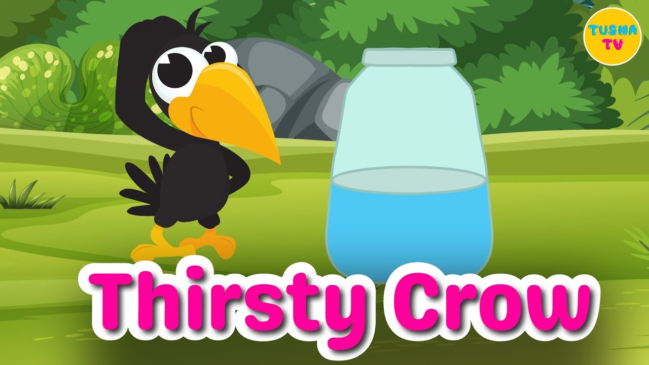 The Thirsty Crow Story Animated: A Tale of Wit and Wisdom for Kids ...