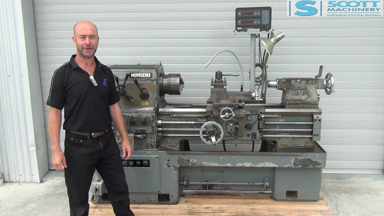 Moriseiki MS-850 Used Centre Lathe - YouTube