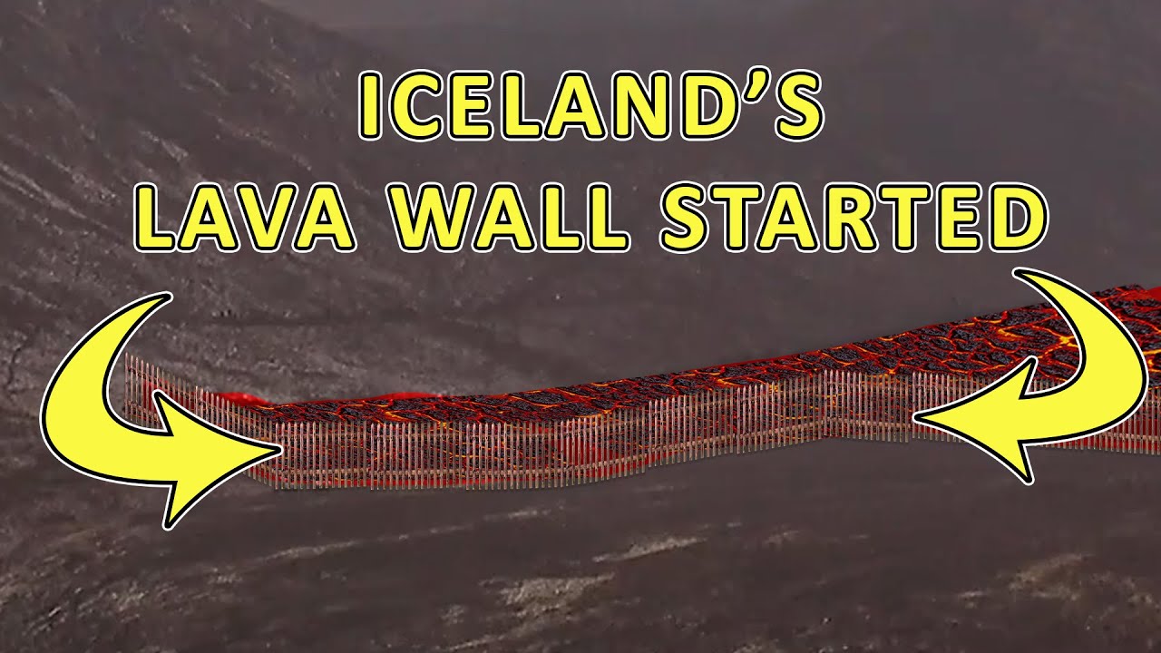 Lava Wall Construction Has Begun! And the Volcano will pay for the wall ...