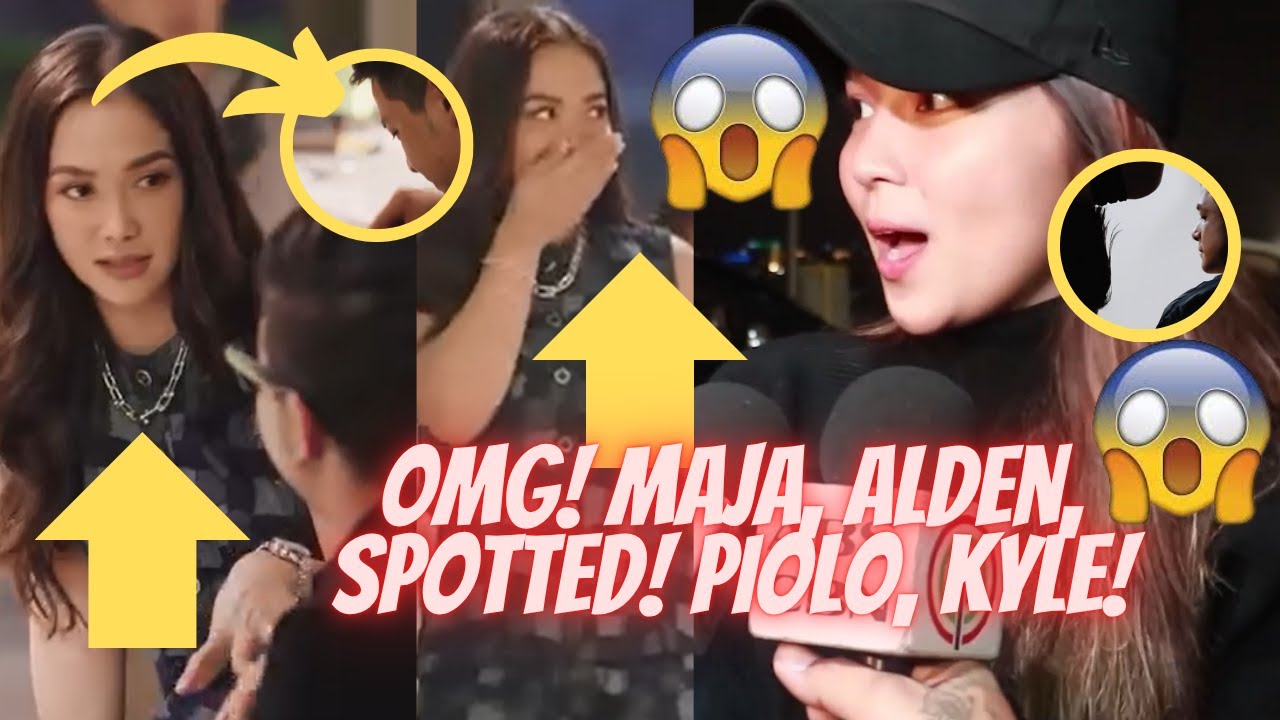 OMG! MAJA & ALDEN, PIOLO, KYLE SPOTTED! 🤫🤫JANINE G. AT ALDEN!? KATH AS FUR MOMMY! PROVERBS 3:19 ...