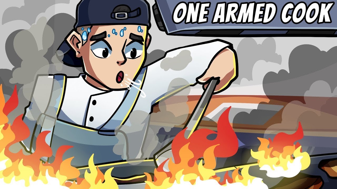 One-armed cook - YouTube