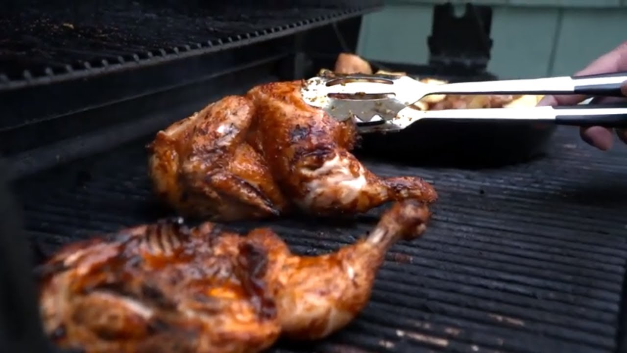 The Two Cowboys are Cooking the Perfect Alberta Chicken on a Backyard ...