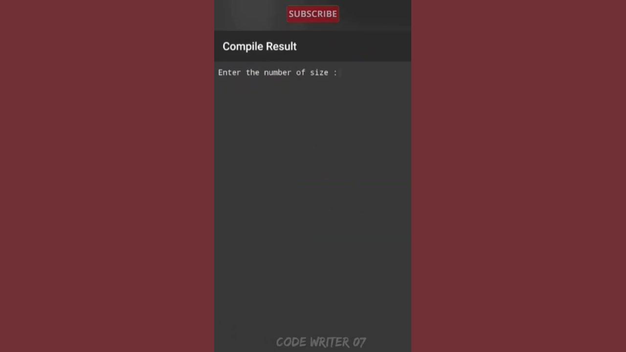 Best C Pattern Program Tutorial Video 💯🧠 Shorts Coding Youtubeshorts Codewriter07 Youtube