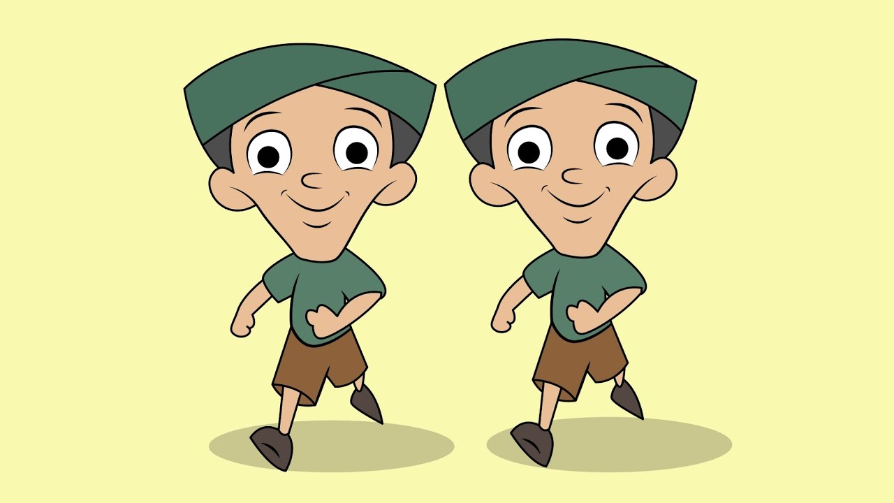 Dholu Bholu Drawing Illustration From Chhota Bheem Cartoon | How To ...