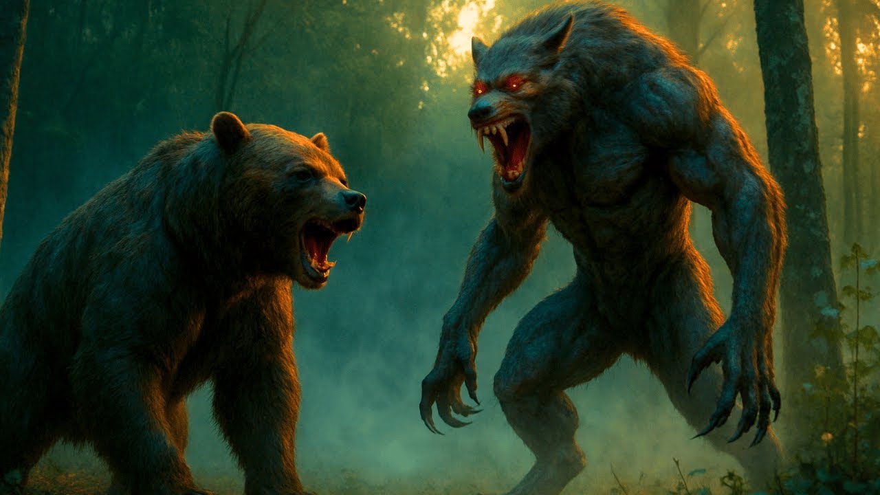 The werewolf fought a bear. What happened next will leave you in shock ...