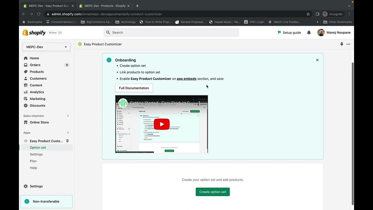 Getting Started - Easy Product Customizer by Mandolly - YouTube