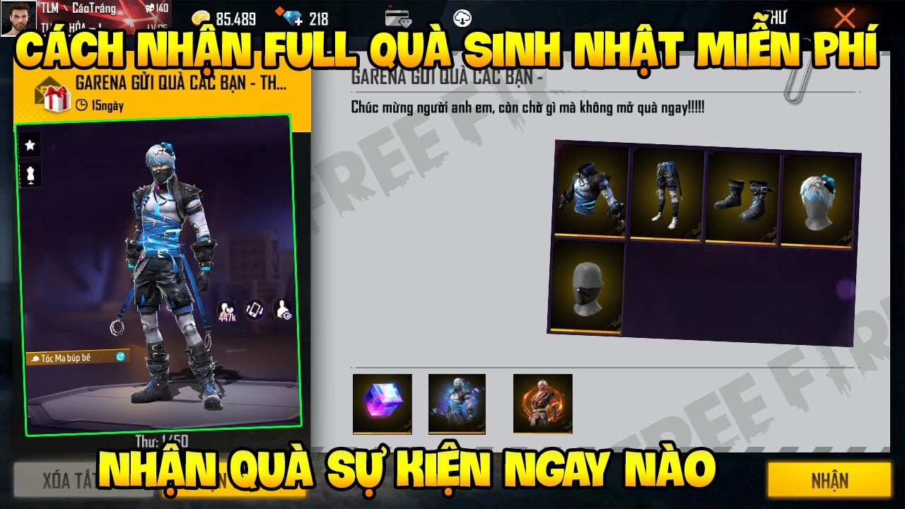 Free Fire | Cách Nhận FREE Gói Ma Búp Bê, Đạo Sĩ Đỏ Và Hộp Ma Thuật Sự ...