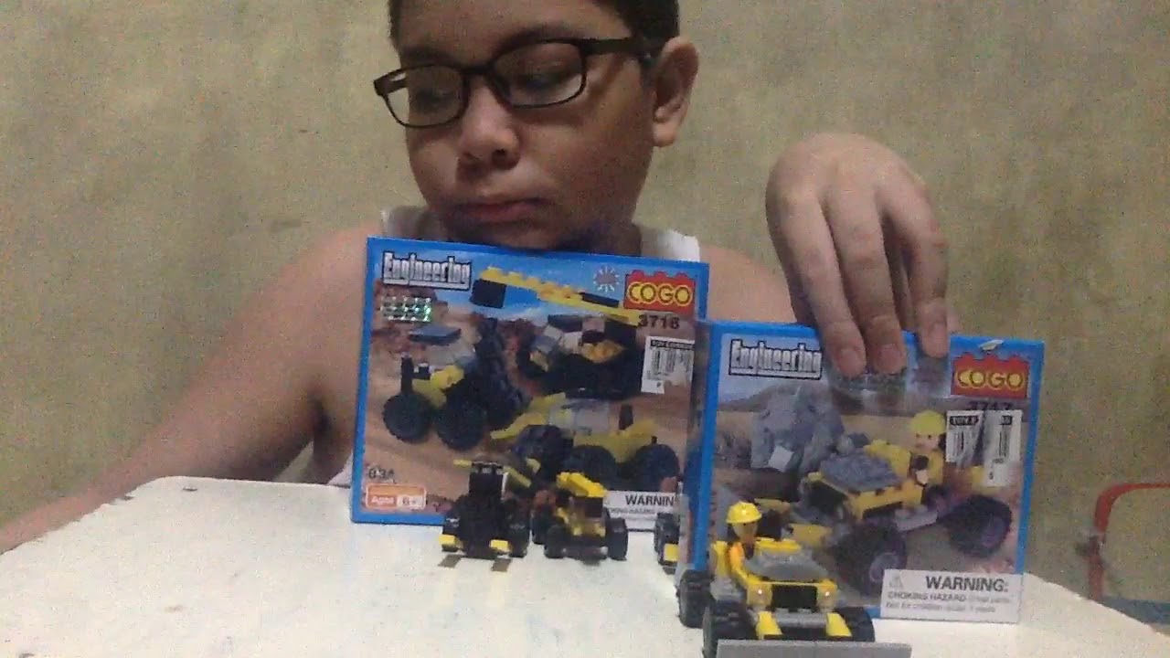 Cogo ENGINEERING 3718, 3716 and 3717 (3 sets) unboxing & assembling ...