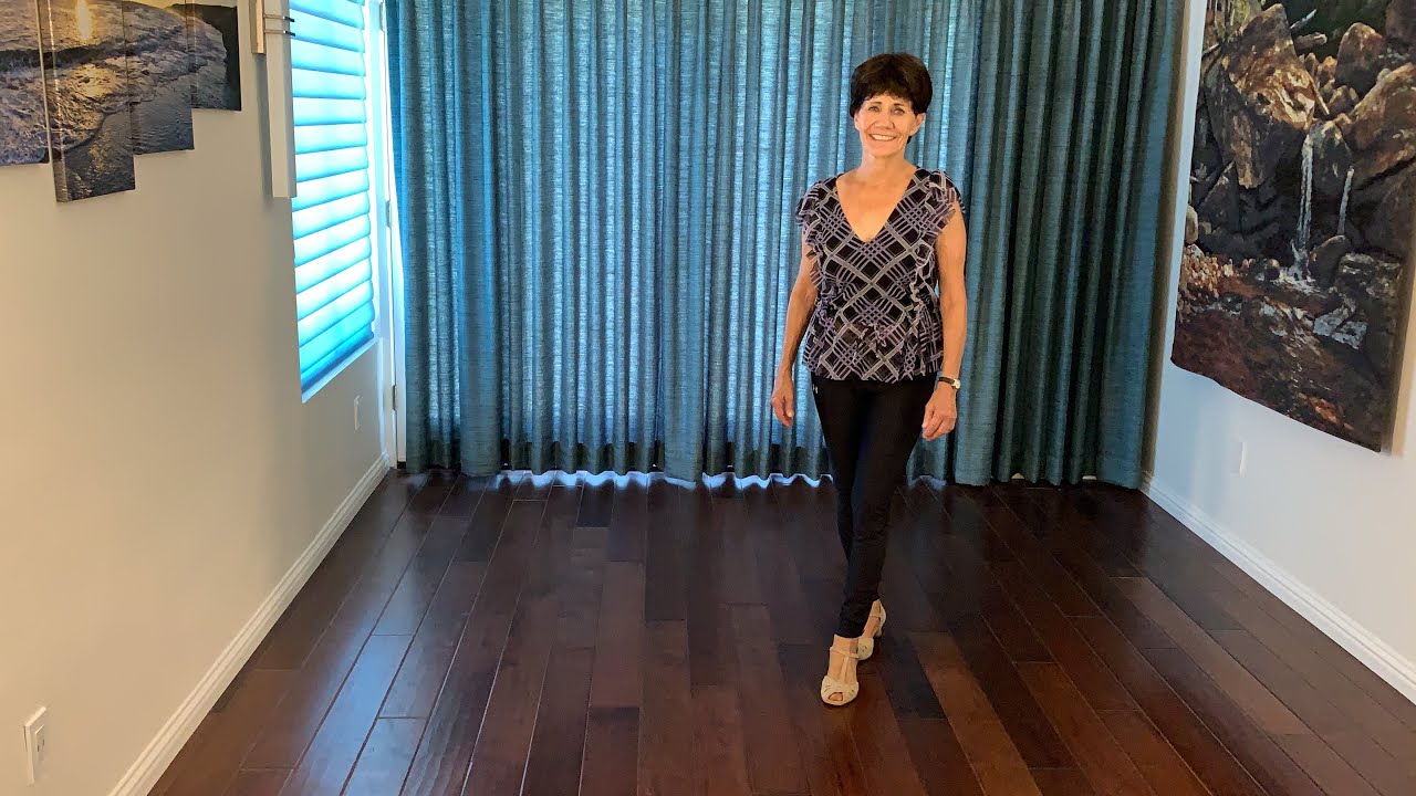Runaround Sue line dance demonstration and tutorial by Stephie - YouTube