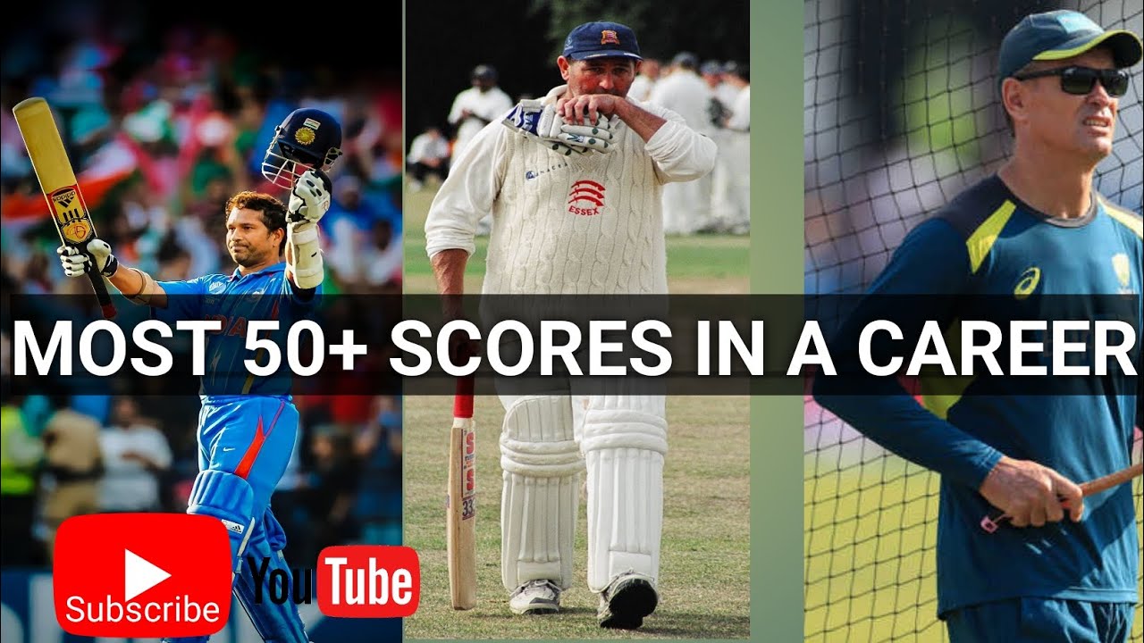 Most 50 score in cricket/Most 50 score in cricket history/Most 50 in ...