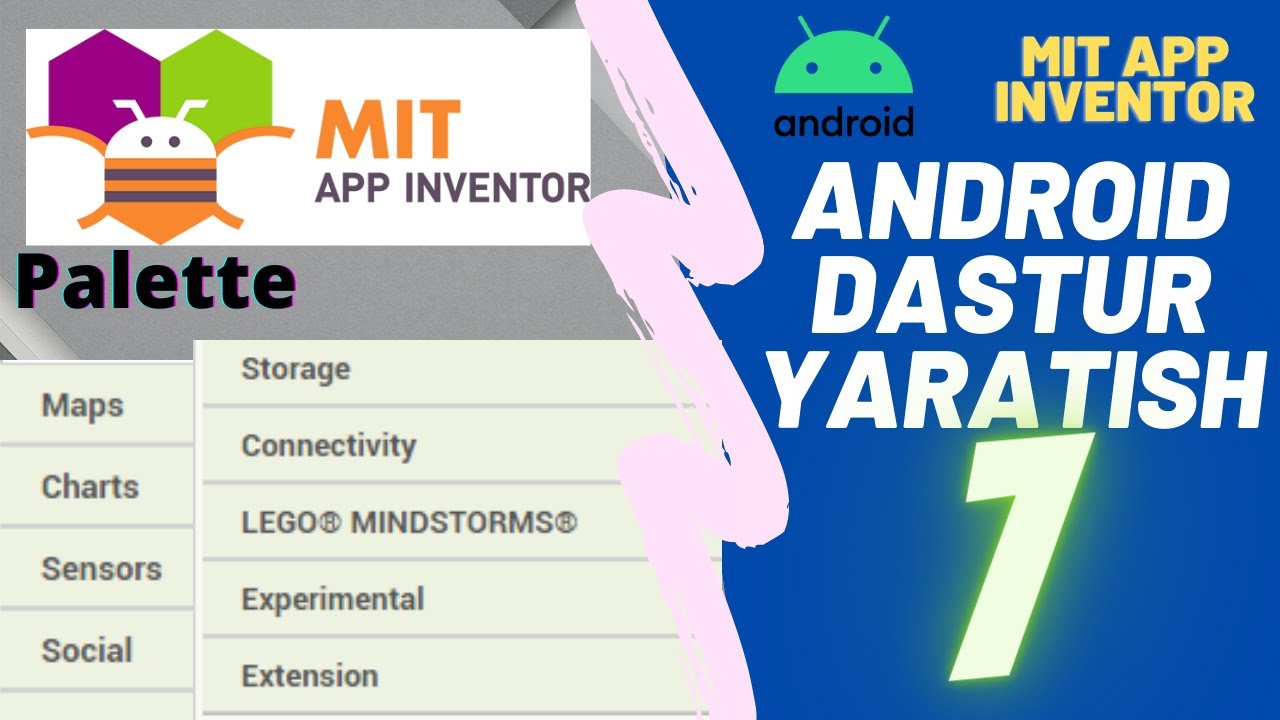 1 video MIT app inventor maps charts sensors social storage conectivity ...