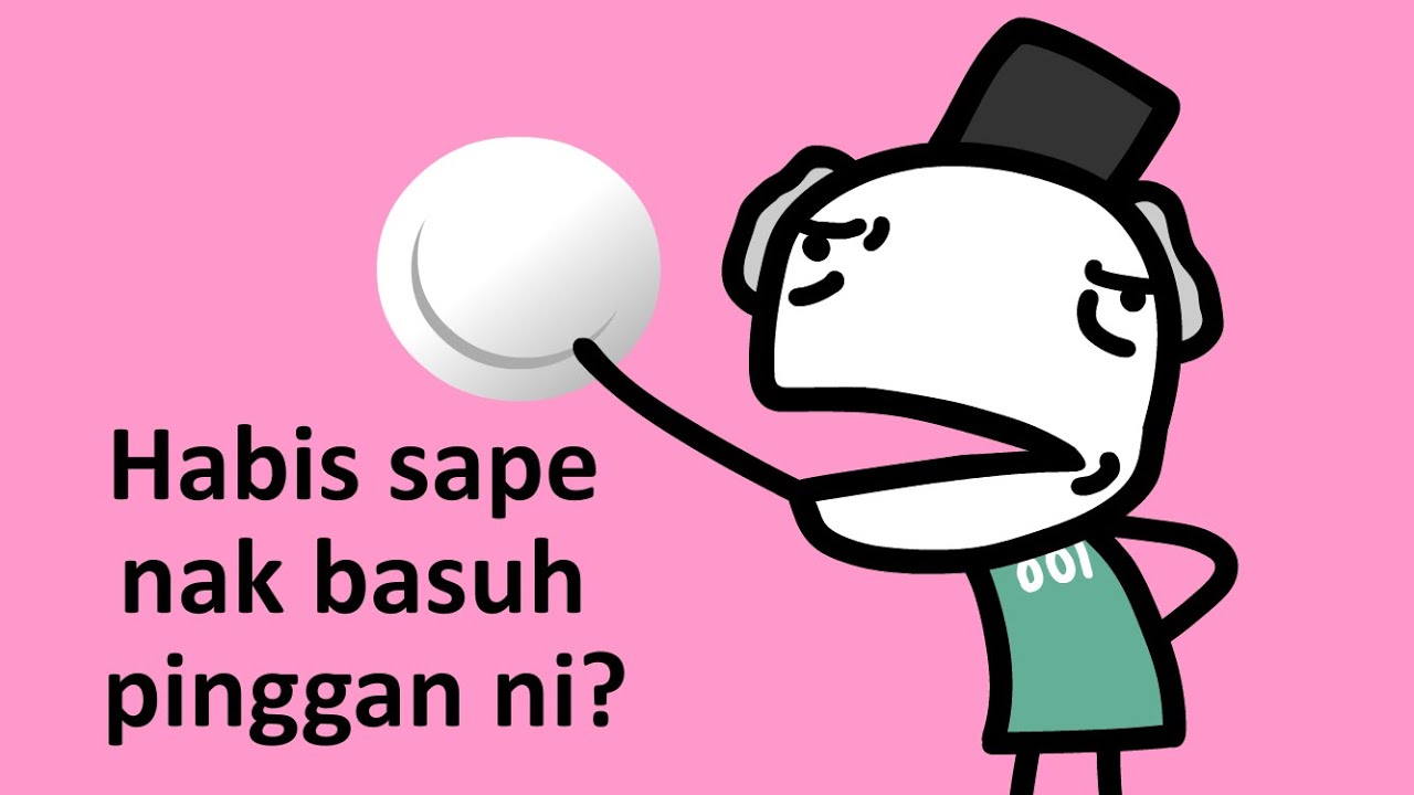 Bila Kau Tak Basuh Pinggan | Animasi Malaysia - YouTube