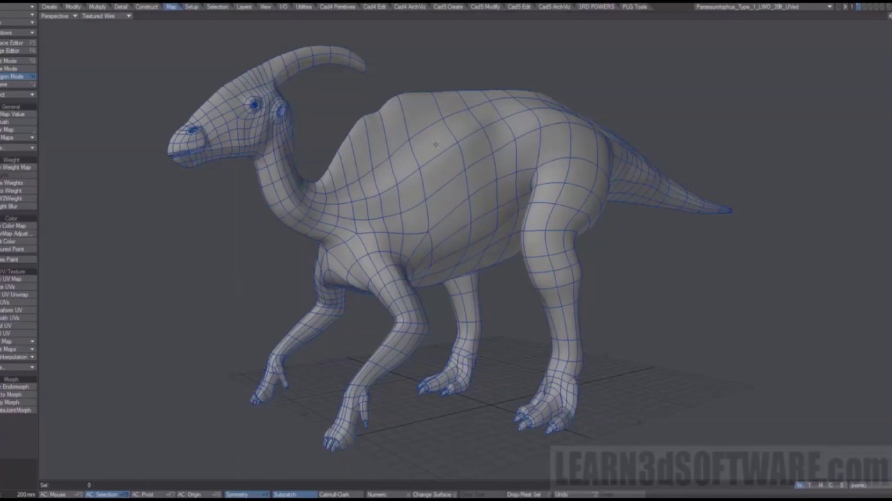 Lightwave 2015- Volume 9- UV Mapping - YouTube