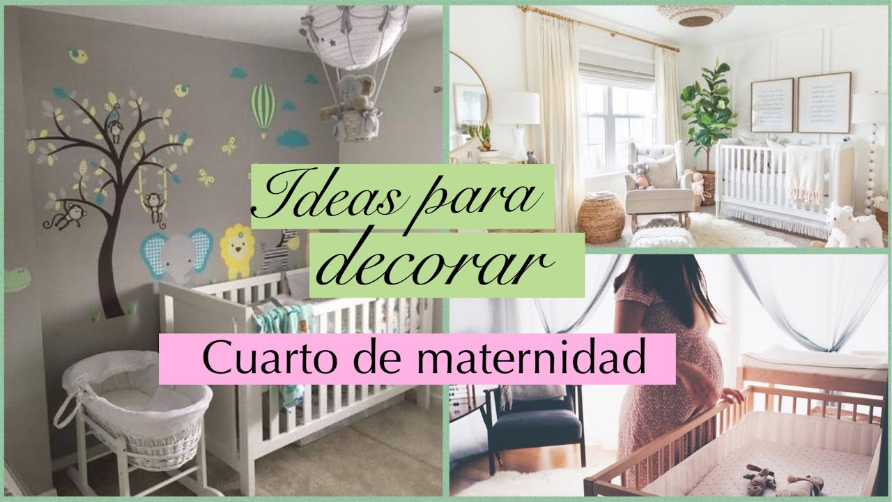 Ideas para decorar un cuarto de maternidad - YouTube