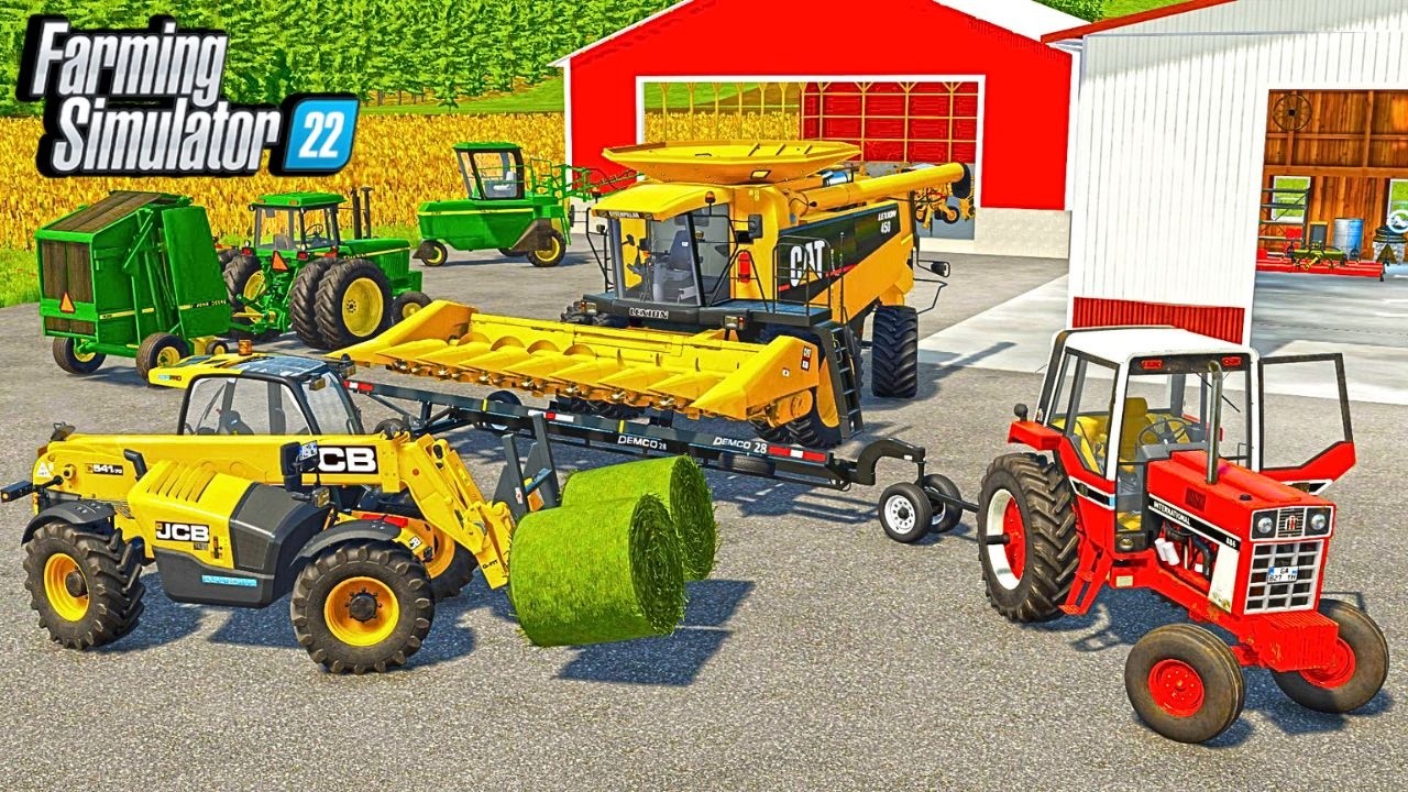 I Start A Long Corn Harvesting On The Family Farm! | Farming Simulator ...