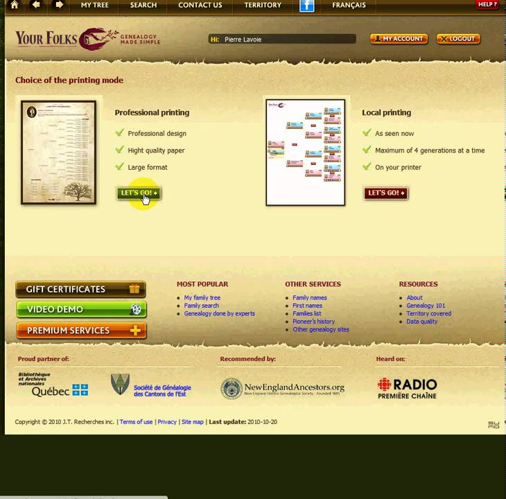 Professional printing of your family tree - YouTube