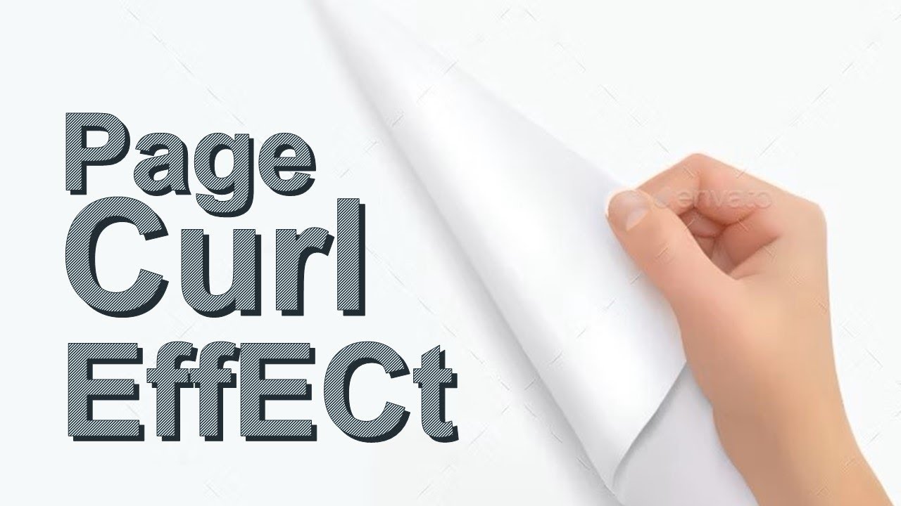 Page Curl Effect ပြုလုပ်ပုံအဆင့်ဆင့် - YouTube