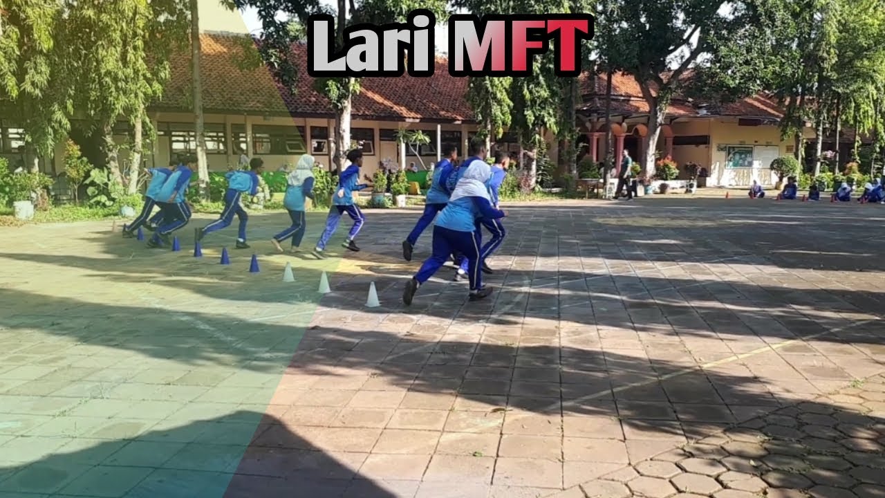 MFT (Multilevel fitnes test) Tes kebugaran pada anak SMP - YouTube