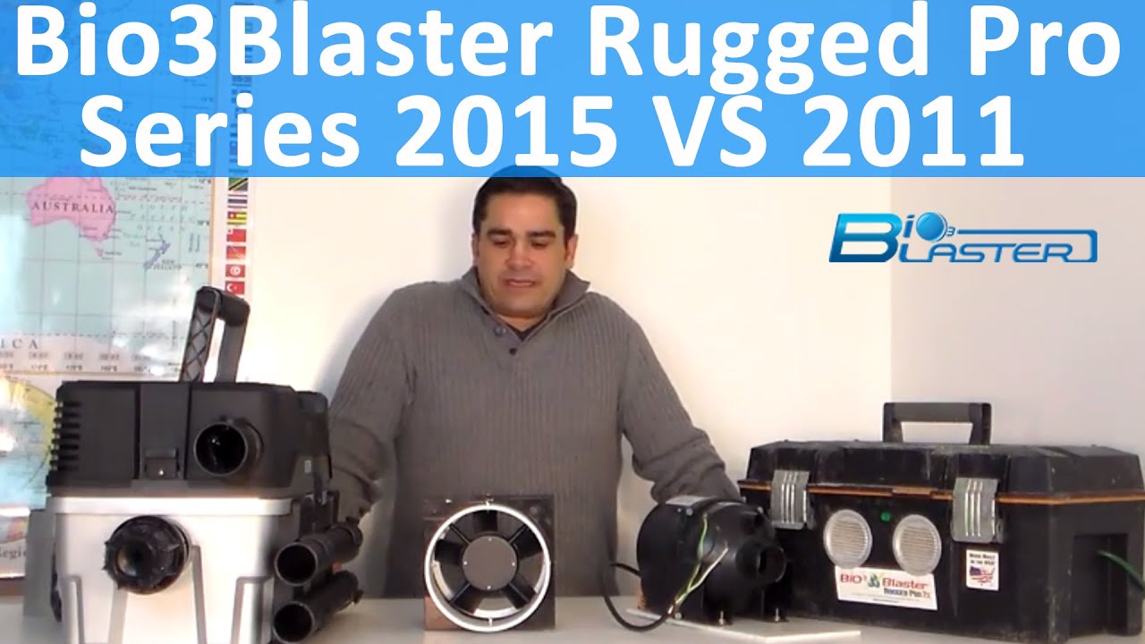 Ozone Generators Bio3Blaster Rugged Pro Series 2015 VS 2011 - YouTube