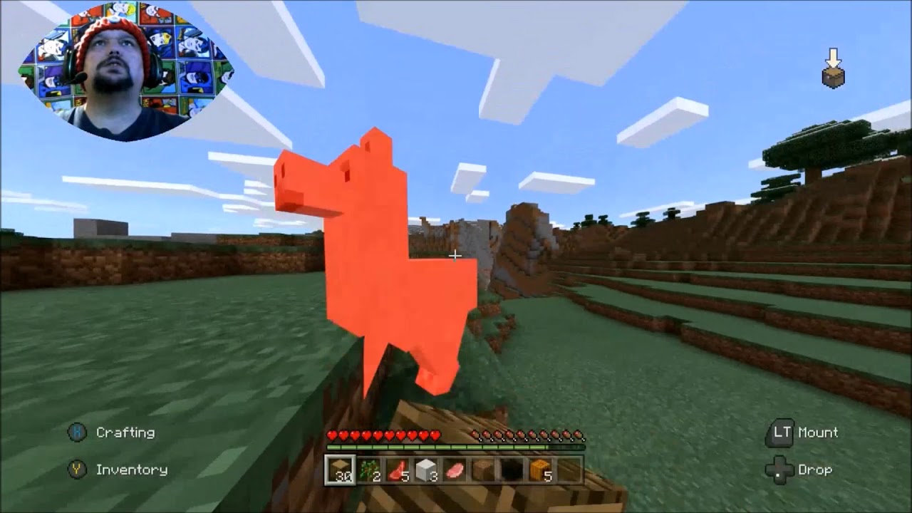 Llama spit on me in Minecraft - YouTube