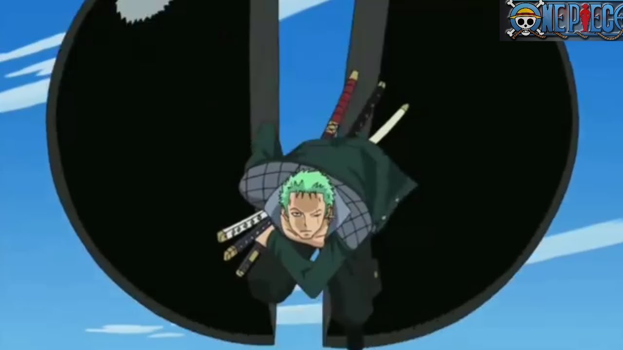 One piece~ epic moment Zoro menebas meriam besar - YouTube
