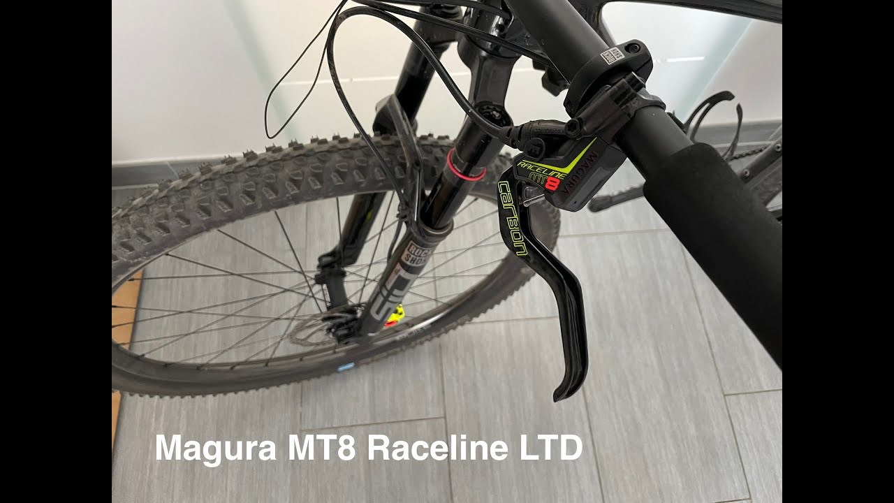 Magura MT8 Raceline LTD on Bike mounted - YouTube