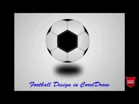 Football DeSign in CorelDraw Step by Step - YouTube