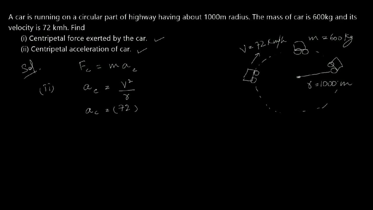 Circular Motion | Problem-1 | Unit 3 | Physics New Book | Numerical Solution | 9th Class - YouTube