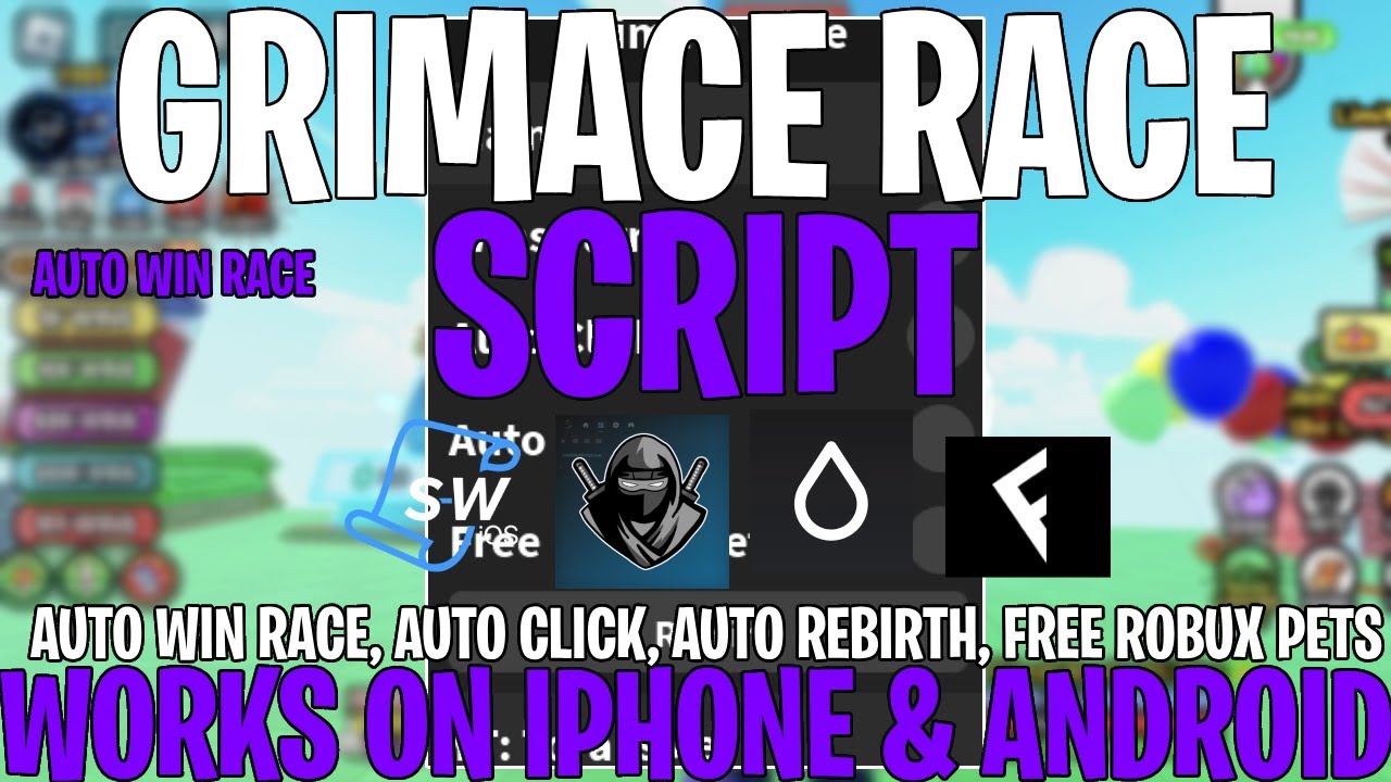 The *BEST* Grimace Race IPHONE Script *OP* 🌌 | Free Robux Pets ...