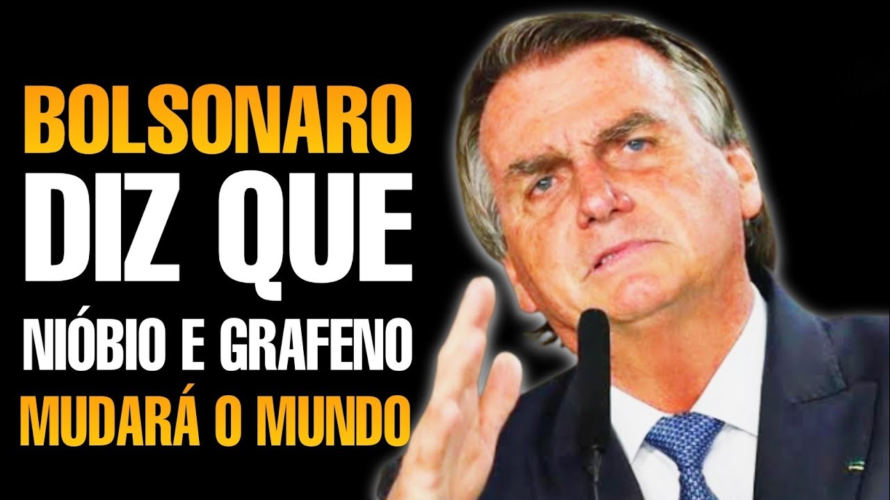 Presidente BOLSONARO Fala Como o grafeno MUDARÁ o MUNDO ( Obs: Grafeno ...