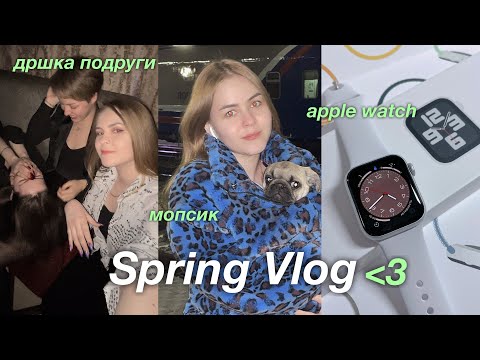 🌱[VLOG] Мои весенние будни | Купила apple watch | Новый член семьи и др.